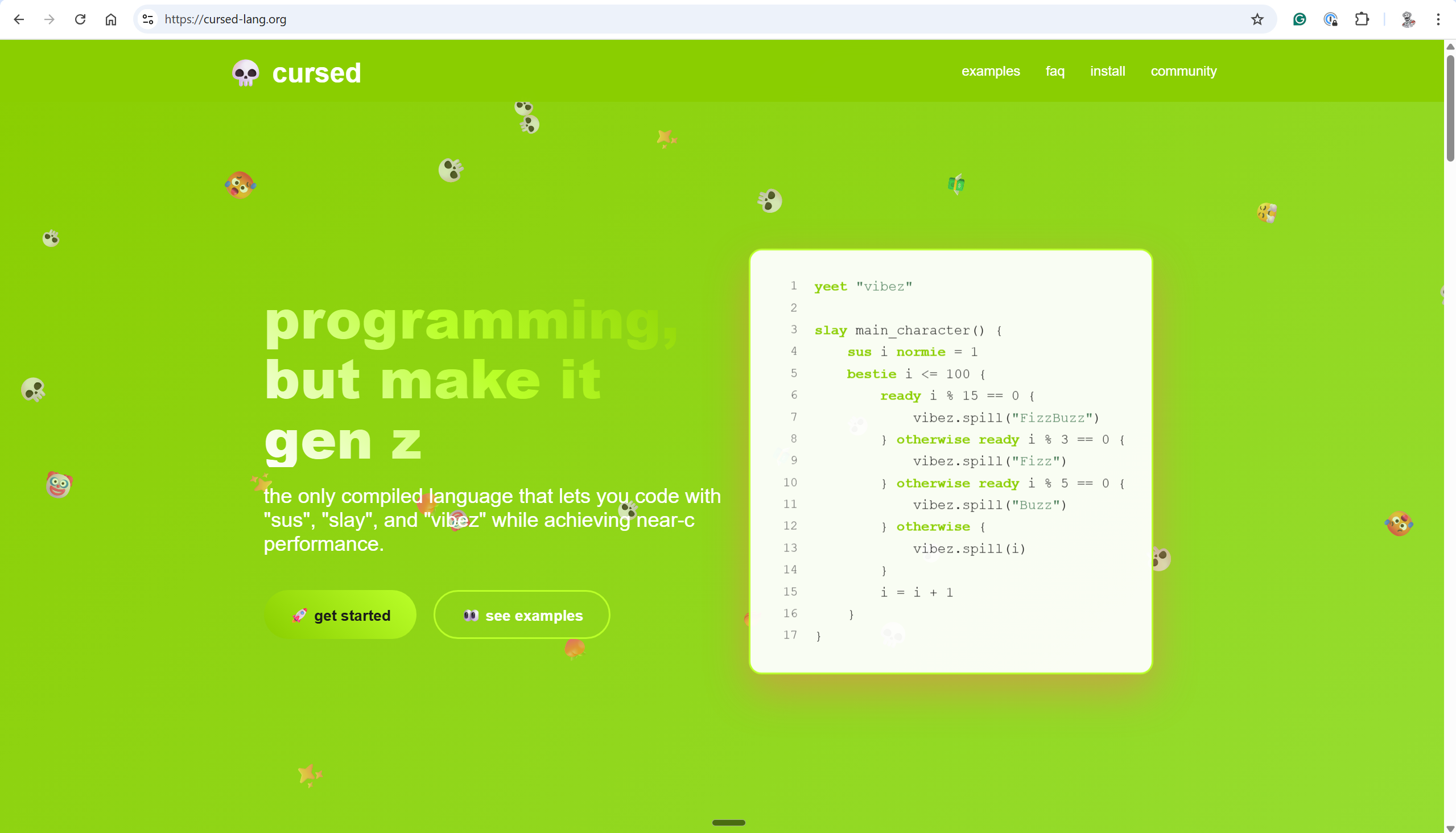 i ran Claude in a loop for three months, and it created a genz programming language called cursed